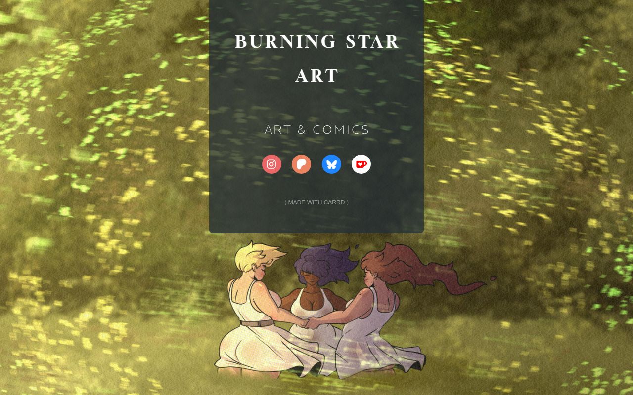 Burning Star Art